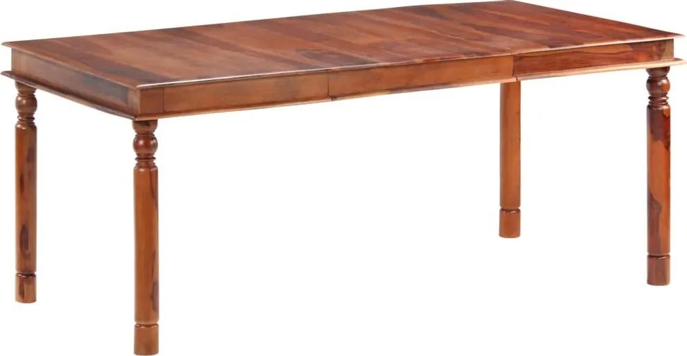 vidaXL Jídelní stůl 180 x 90 x 76 cm masivní sheeshamové dřevo [288115]
