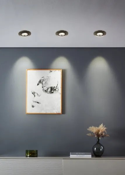 Eglo 300195 - SADA 7xLED Podhledové svítidlo GEDREZ LED/4,9W/230V pr. 9 cm chrom