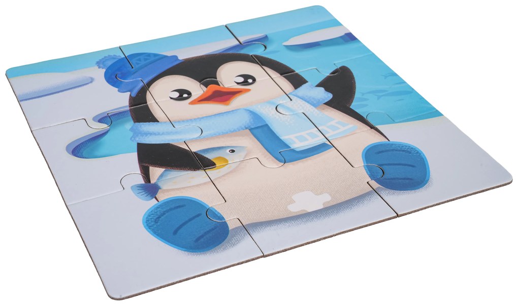 RKToys Magnetické puzzle Zvířátka – knížka na cesty