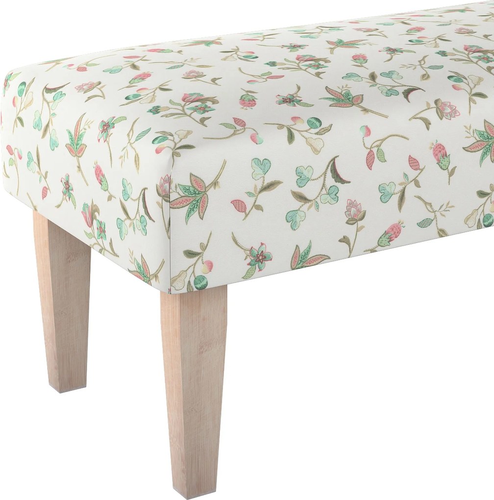 Dlouhá lavička 100x40cm barva vícebarevná látka vzorované