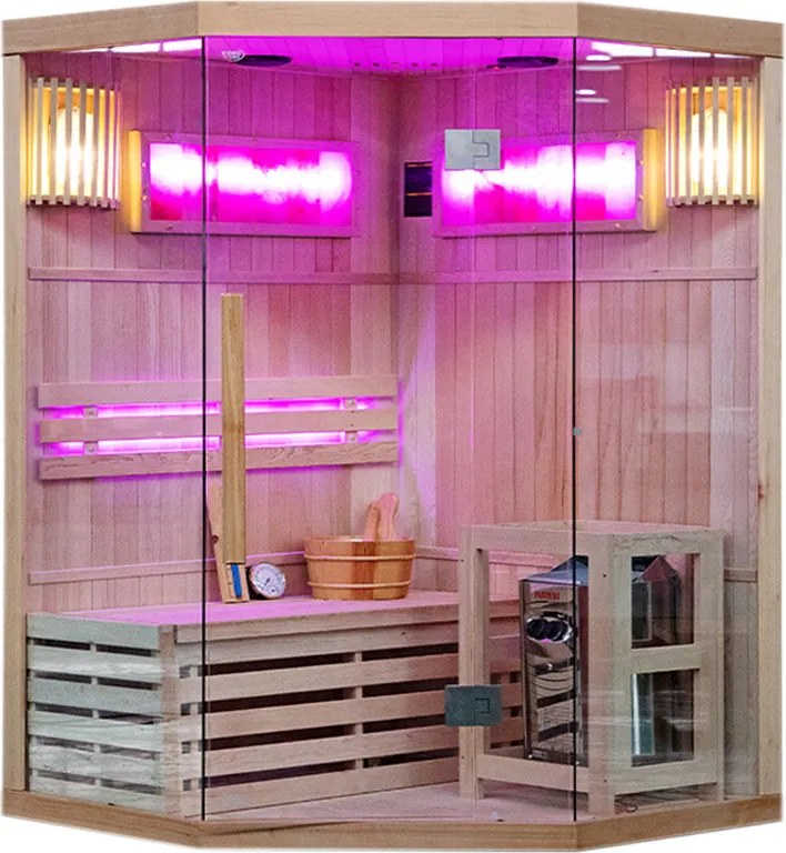BPS-koupelny Finská sauna Relax  120x120, 1-2 osoby