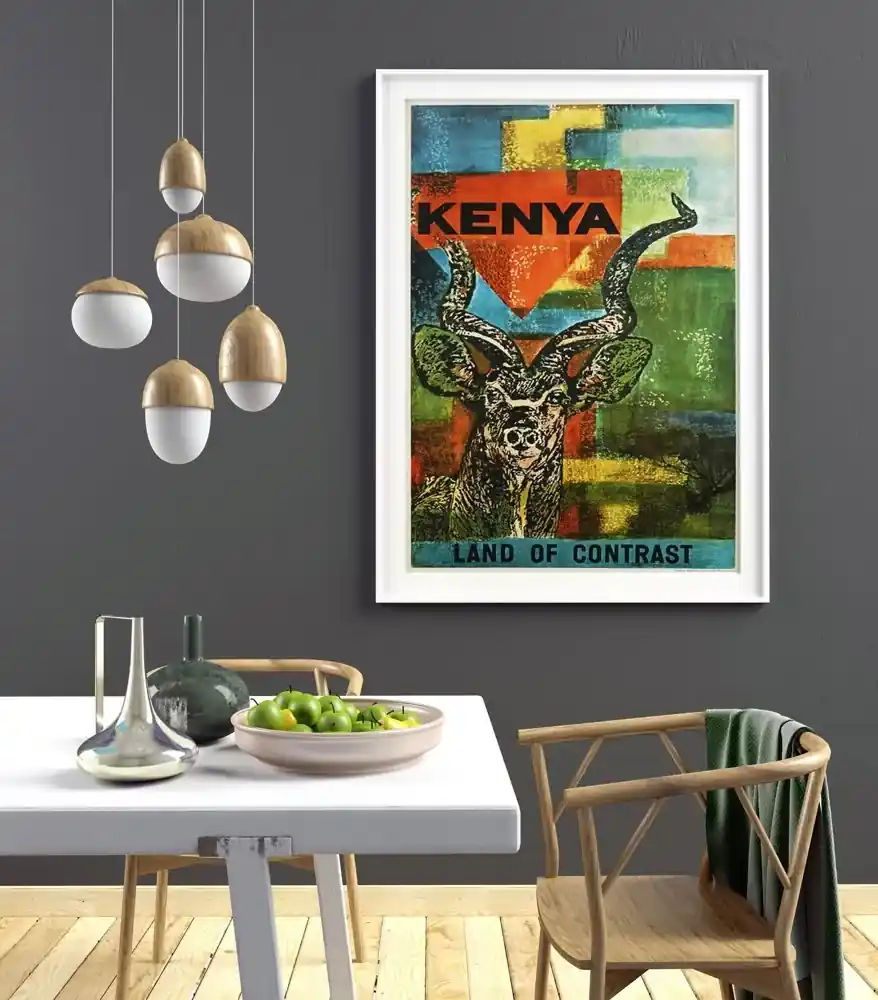 Plakát poszter Kenya Afrika | BIANO