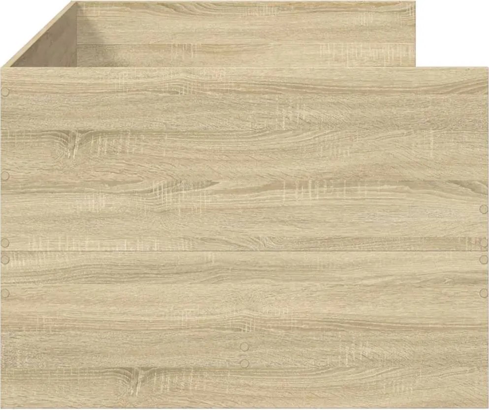 Válenda se zásuvkami bez matrace dub sonoma 75 x 190 cm 3280834