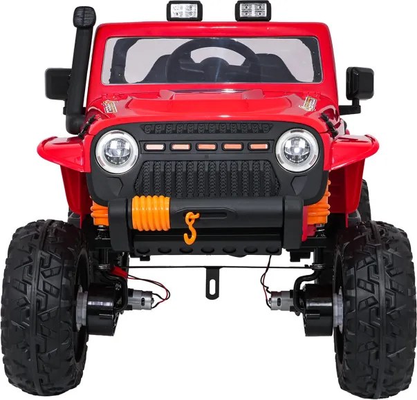 Elektrické autíčko Jeep Monster červené