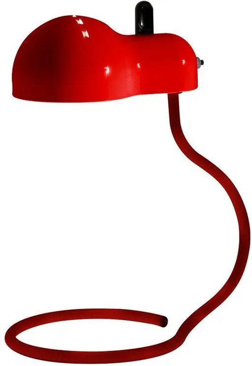 Linealight 9064 Minitopo historical-iconic Red, zelená stolní retro lampička, 1x7W LED E27, výška 36cm