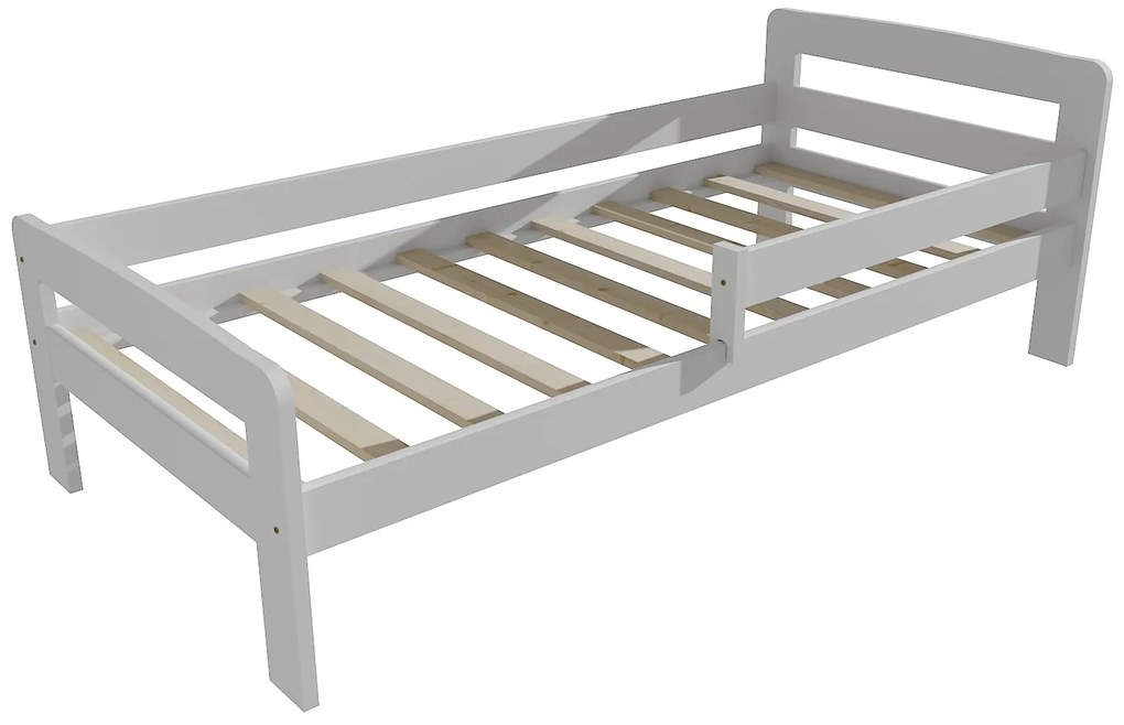 Vomaks Dětská postel se zábranou VMK008C KIDS Rozměr: 120 x 200 cm, Barva: barva šedá