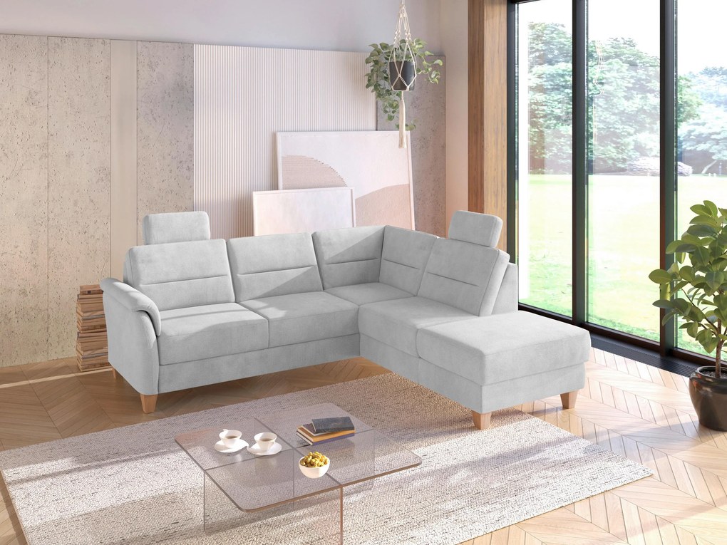 XXXLutz ROHOVÁ SEDAČKA, textil, barvy stříbra Sit & More - Sedací soupravy - 000144019785