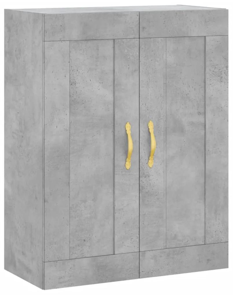 Skříň highboard betonově šedá 69,5x34x180 cm kompozitní dřevo,  3199605