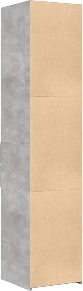 Skříň highboard betonově šedá 40x42,5x185 cm kompozitní dřevo 3281444
