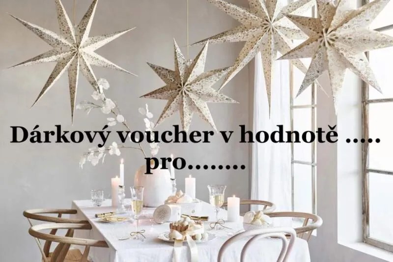 Dárkový voucher v hodnotě 1000 Kč