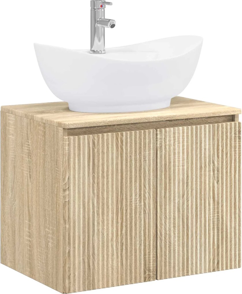 Sada koupelnového nábytku Dub sonoma Kompozitní dřevo 3404342