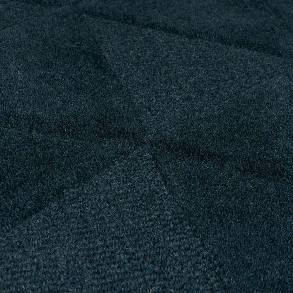 Zelenomodrý ručně tkaný vlněný koberec 200x290 cm Shard Teal – Flair Rugs