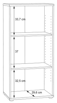 Knihovna URAN dub artisan