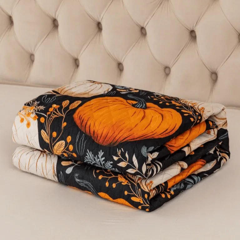 Přehoz na postel MAGIC PUMPKIN, barevný Rozměr: 220 x 240 cm