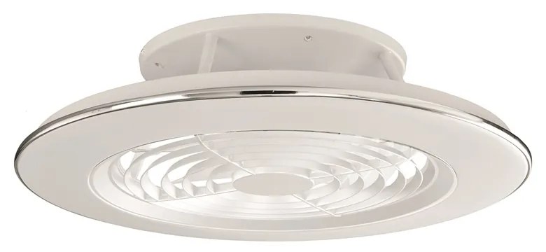 Mantra Alisio, stropní svítidlo s ventilátorem a dálkovým ovladačem, LED 70W 2700K-5000K, bílá, průměr 63cm