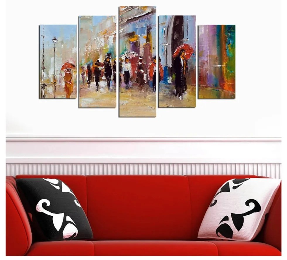 Obrazy v sadě 5 ks 20x60 cm – Wallity