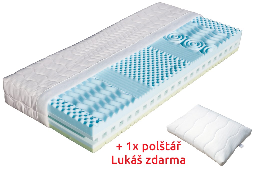 Dřevočal Polyuretanová matrace Alena 200x90, AloeVera