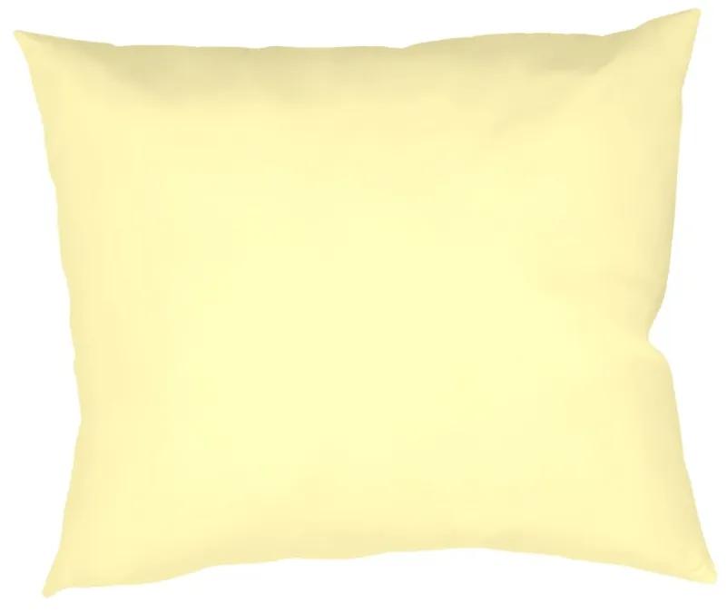Povlak na polštář krep Žlutý UNI