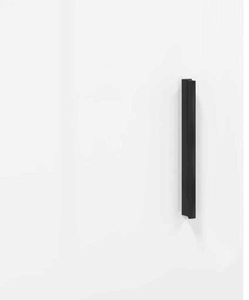 Skříň highboard lesklá bílá 69,5 x 34 x 180 cm kompozitní dřevo,  3198227