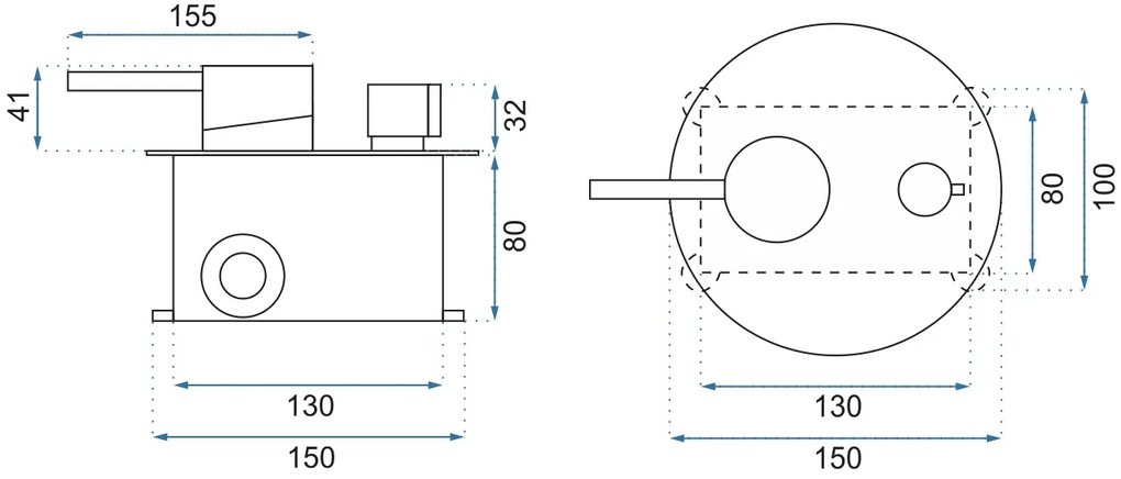 Vanová podomítková baterie MAXMAX Rea LUNGO se sprchou - světle zlatá