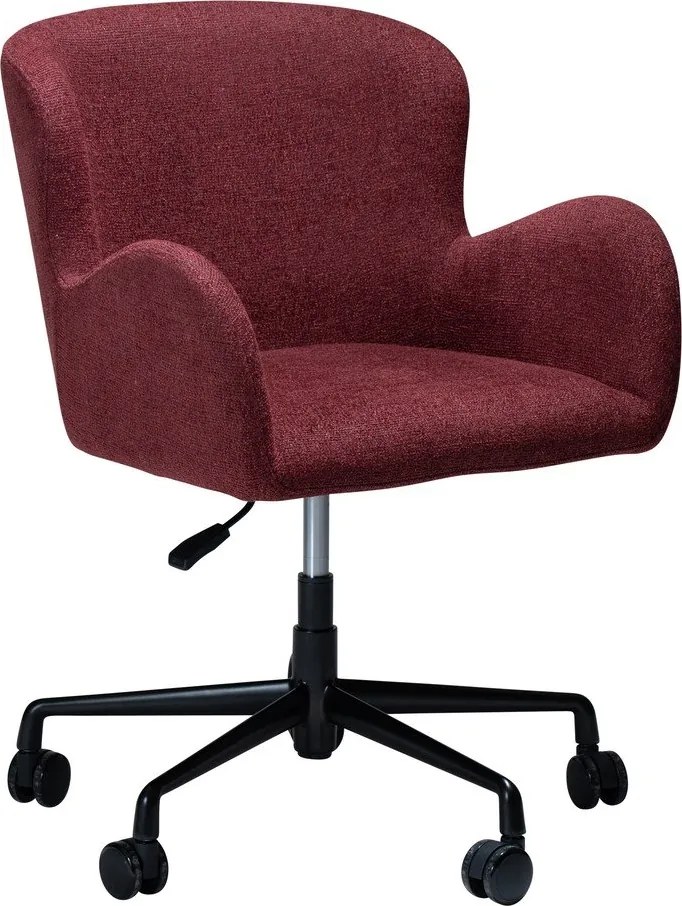 Vínová kancelářská židle Glam – DAN-FORM Denmark