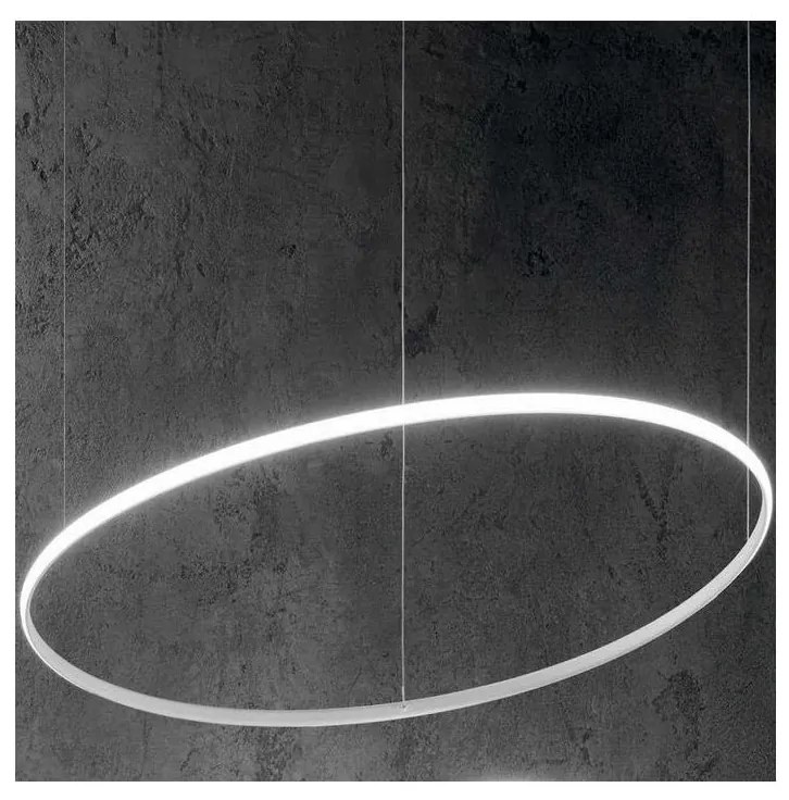 Ideal Lux - LED Lustr na lanku HULAHOOP LED/28W/230V 3000K pr. 61 cm CRI 90 bílá