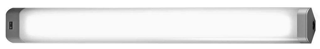 LEDVANCE Podlinkové osvětlení LINEAR LED CORNER, 18W, teplá bílá, 78cm, šedé