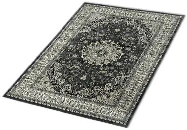 Koberce Breno Kusový koberec VENEZIA 7955A D.Grey, Šedá, Vícebarevné, 140 x 200 cm