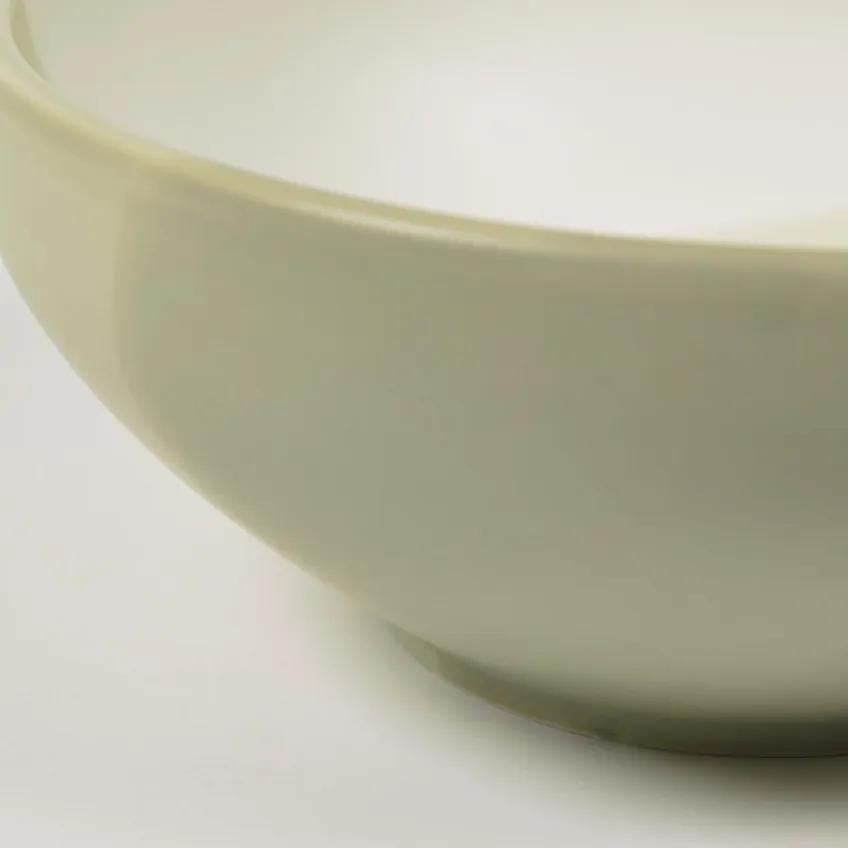 Zelená porcelánová mísa Kave Home Sayuri 24,3 cm