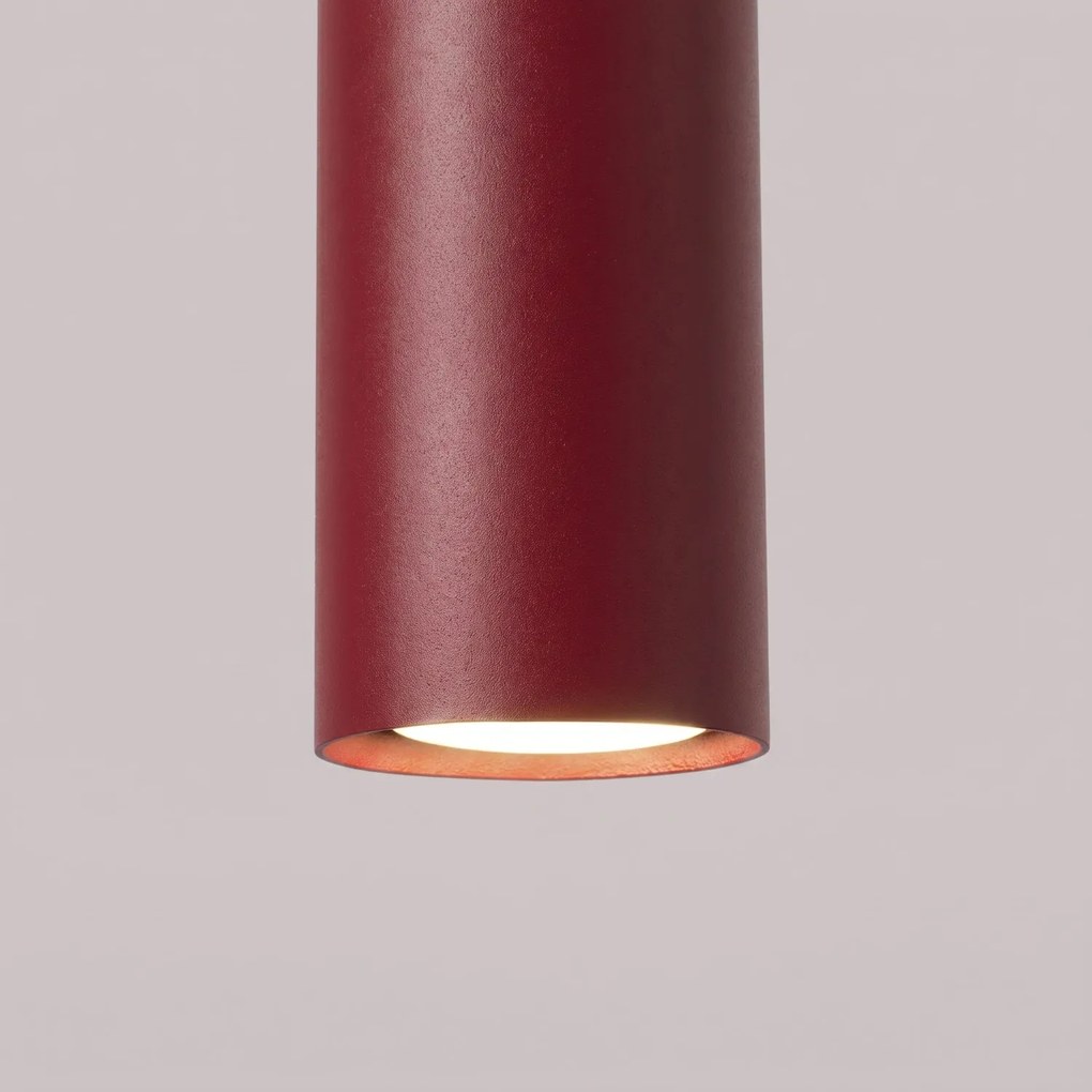 Sollux Lighting Závěsné svítidlo LAGOS 3L bordó