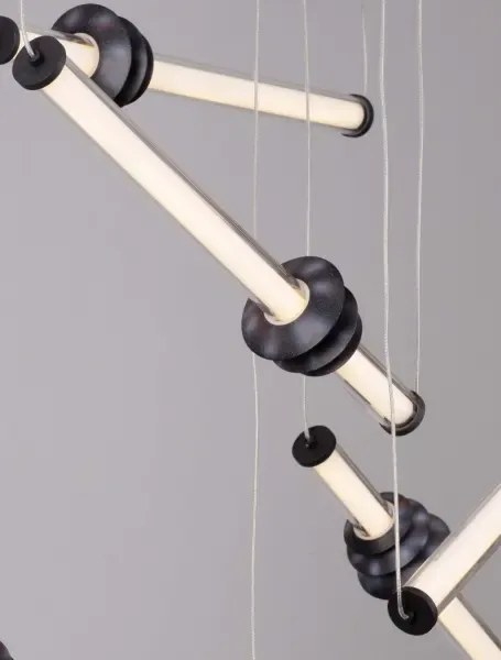 LED stmívatelný černá designové svítidlo Atmosfera