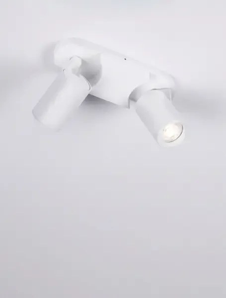 Minimalistické bodové svítidlo Esto 2 Bílá