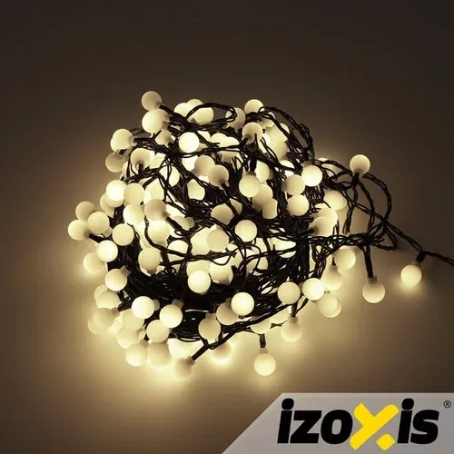 Vánoční LED řetěz Balls 300 LED venkovní - 30m teplá bílá