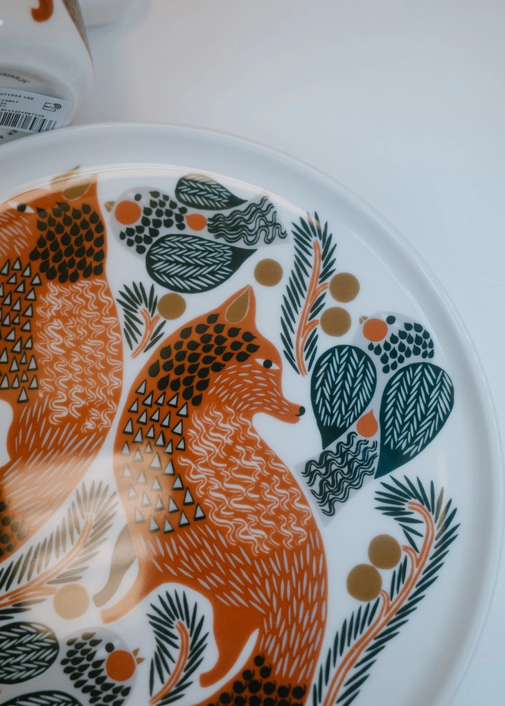 Marimekko Talíř Oiva Ketunmarja 20cm
