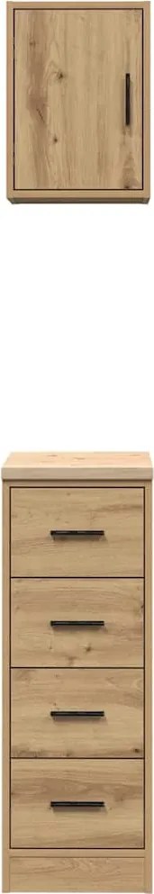 Garážové skříně 2 ks dub artisan kompozitní dřevo 3328322