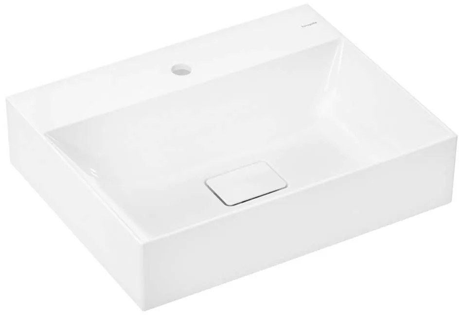 Hansgrohe Xevolos E - Umyvadlo 60x48 cm, bez přepadu, s otvorem pro baterii, SmartClean, bílá 61092450