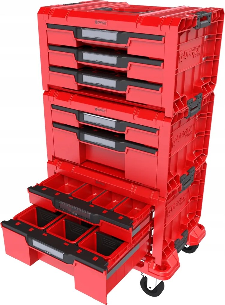 Qbrick System Pro Drawer Workshop Set 3 na kolečkách box na nářadí