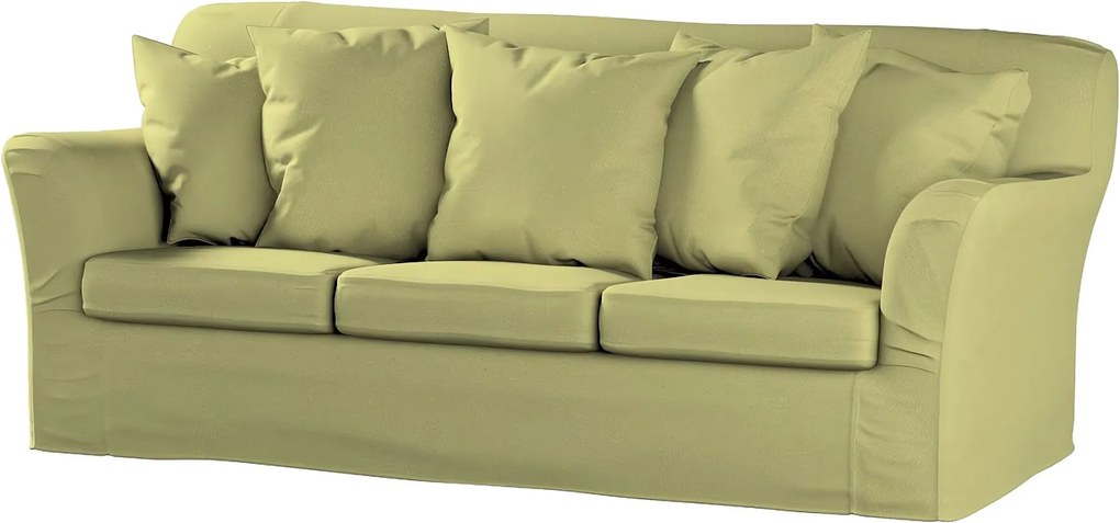 Potah na pohovku IKEA Tomelilla 3-místná nerozkládací barva zelená látka lesklé, sametová