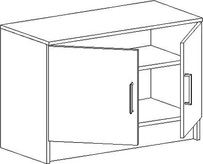 VerDesign MÁŠE SET 2 předsíňová sestava, dub Artisan / bílá
