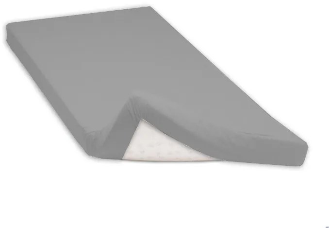 Napínací prostěradlo bavlněné antracitové Rozměr: 140x200