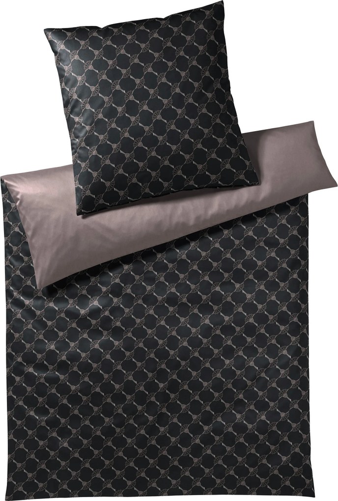XXXLutz OBOUSTRANNÉ POVLEČENÍ, makosatén, hnědá, černá, 155/220 cm Joop! - Online Only povlečení - 004977049903