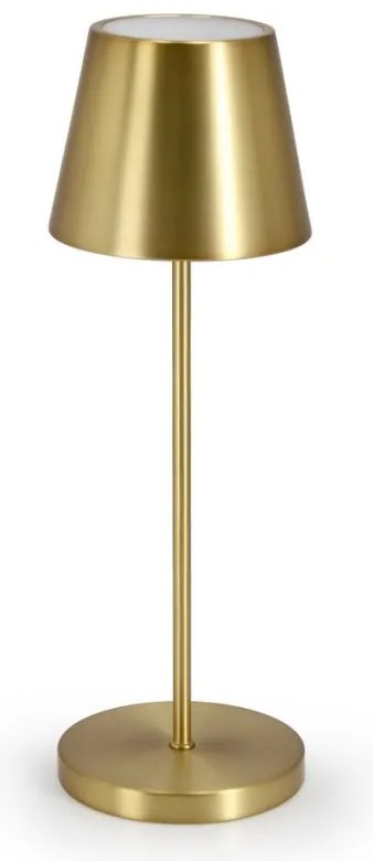 BIZZOTTO Zahradní stolní LED lampa ETNA 38 cm zlatá 0827767