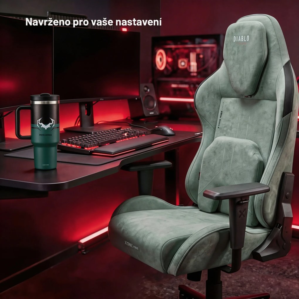 Termohrnek zelený: Diablo Chairs Ghotic Green