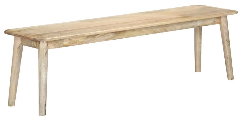 282719 vidaXL Lavice 160 cm masivní mangovníkové dřevo