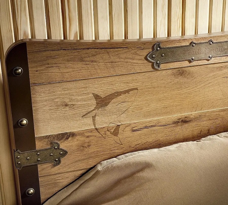Studentská postel Jack 120x200cm - dub lancelot