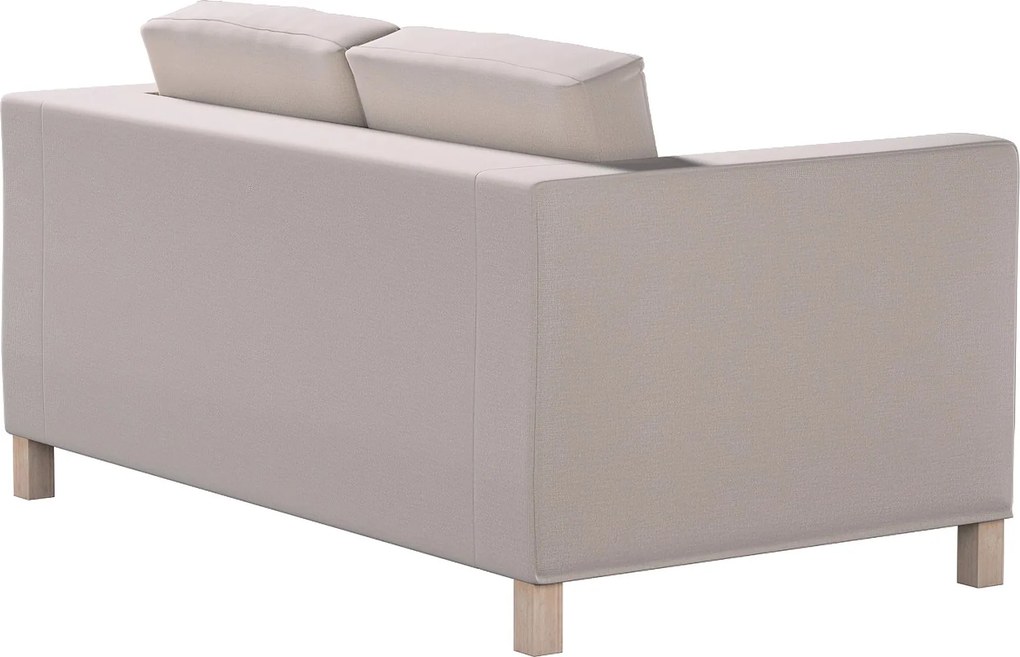 Potah na pohovku IKEA  Karlanda 2-místná, krátký barva béžová látka sametová