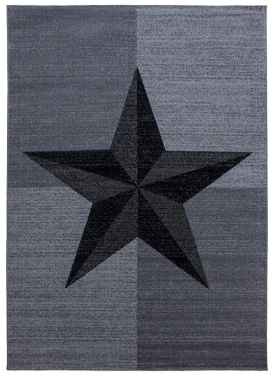 Ayyildiz, Kusový koberec Plus 8002 grey, 80x150, šedá, chodba / předsíň