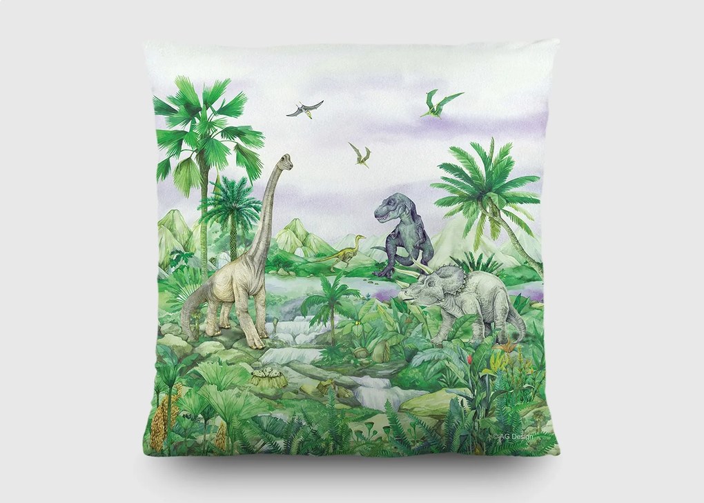 Dekorativní polštářek Dino | 40 x 40 cm | DCND3145