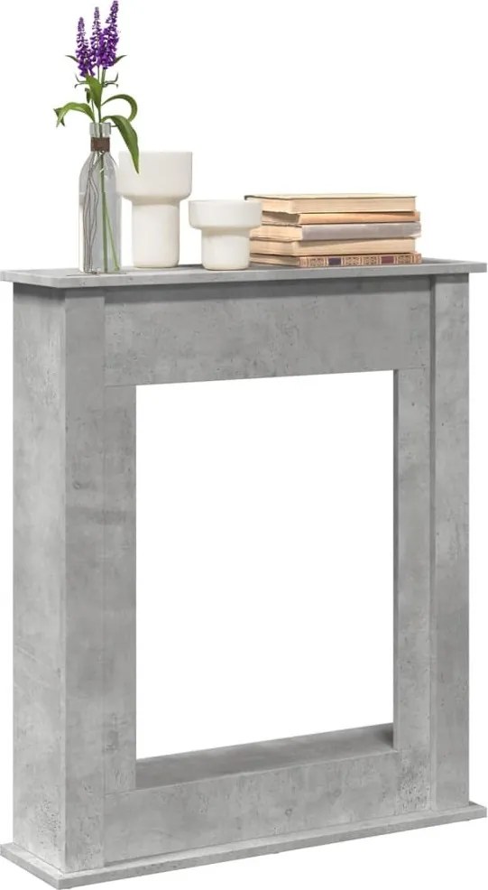 vidaXL Krbový rám 75x20x87,5 cm, konstrukční dřevo [854581] Barva: Černý dub