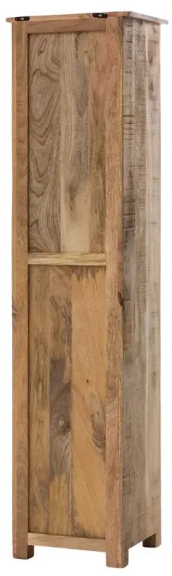 furniture-nabytek.cz - Masivní koupelnová vysoká skříňka Padma z mangového dřeva, lakovaná, vícebarevná – 43×35×180 cm